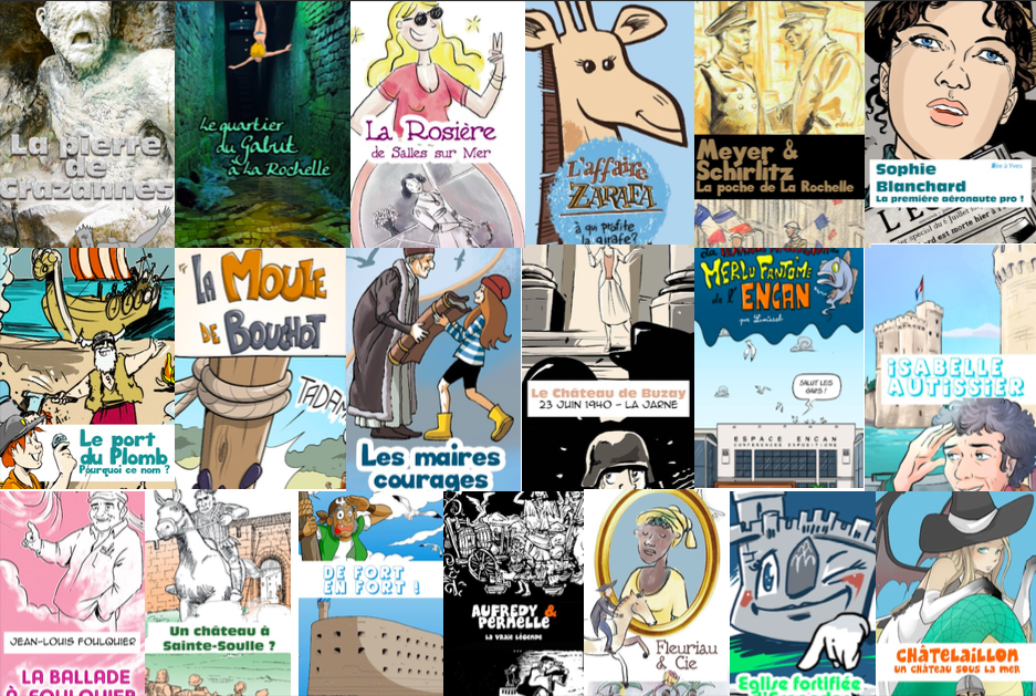 Escapades atlantiques ! Trésors de Charente-Maritime en BD