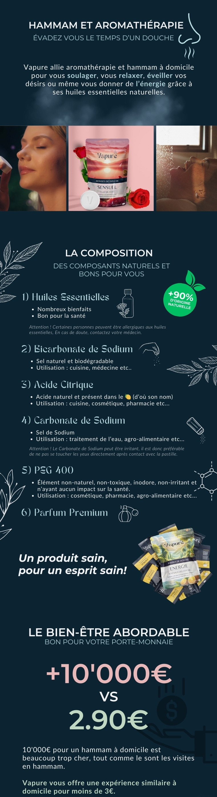 Vapure - Transformez votre douche en hammam!