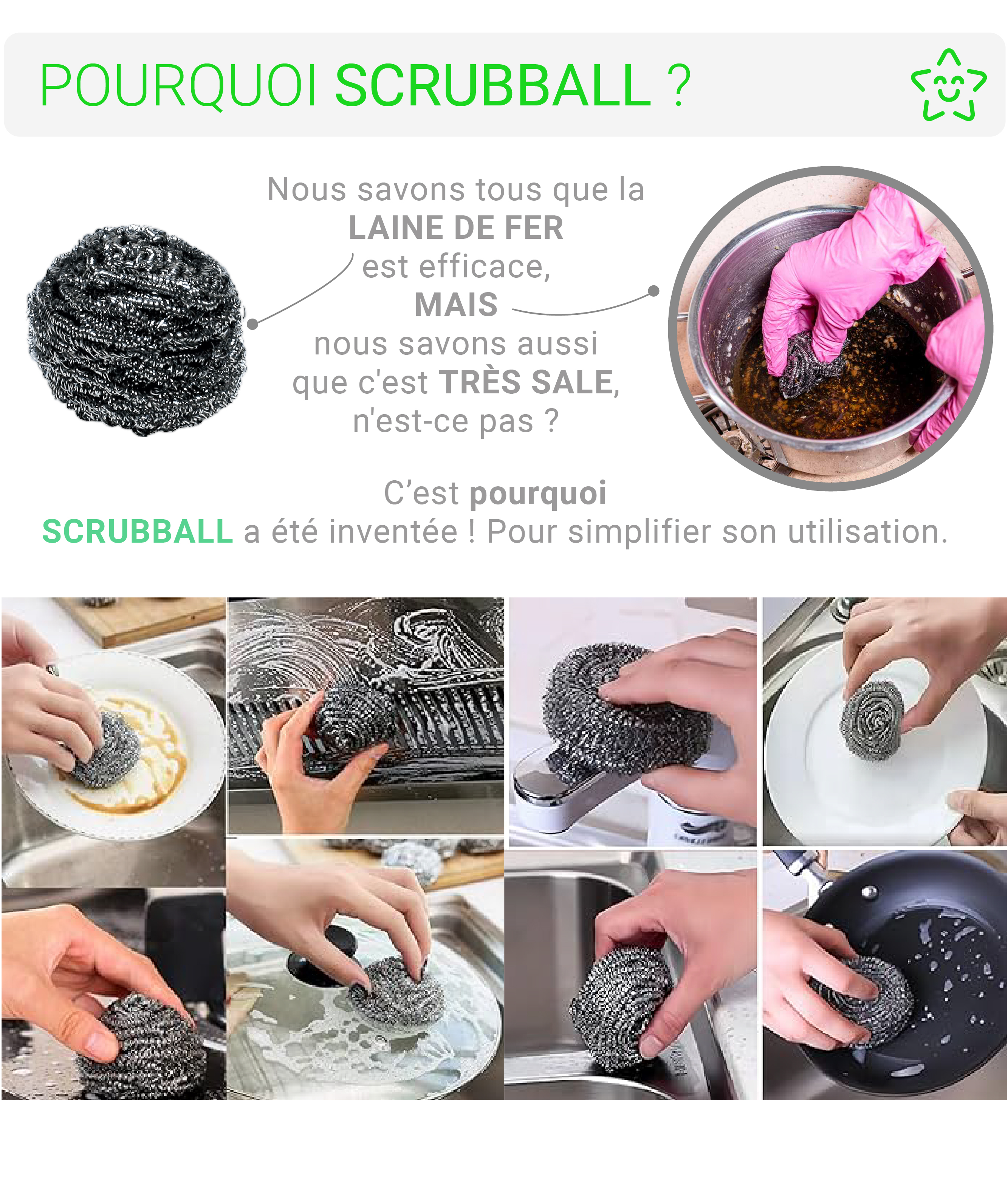 SCRUBBALL: La Boule à Gratter Magnétique & Multifonctionelle - Ulule