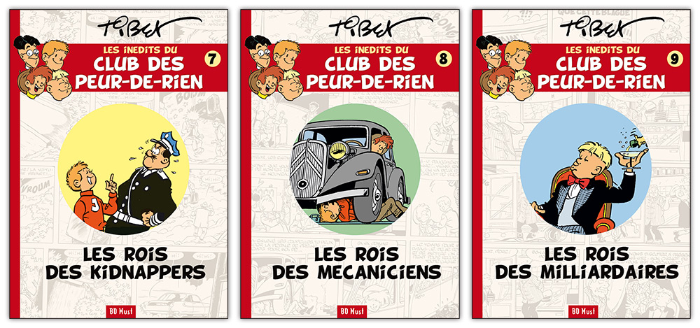 5ème série des inédits du Club des "Peur-de-rien"