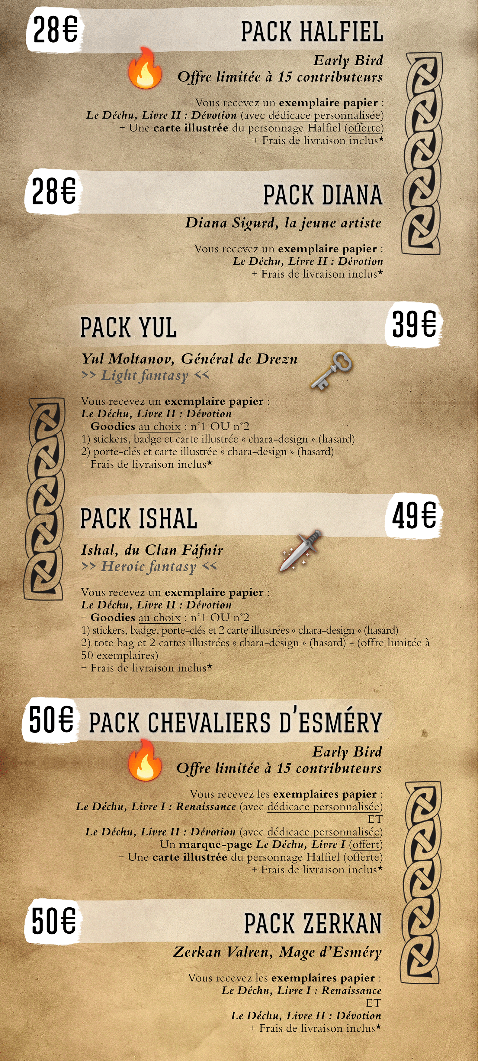 Saga "Le Déchu" (Livres 1 et 2) - Ulule