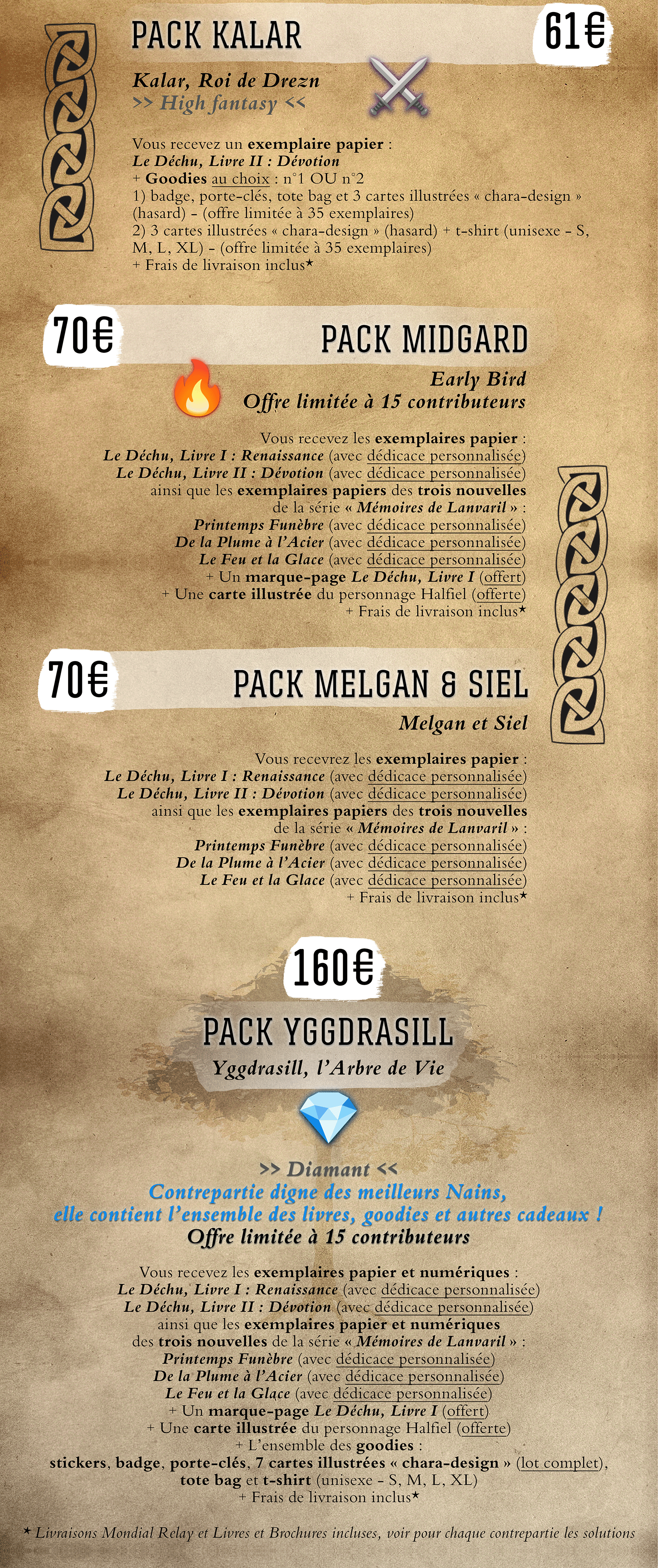 Saga "Le Déchu" (Livres 1 et 2) - Ulule