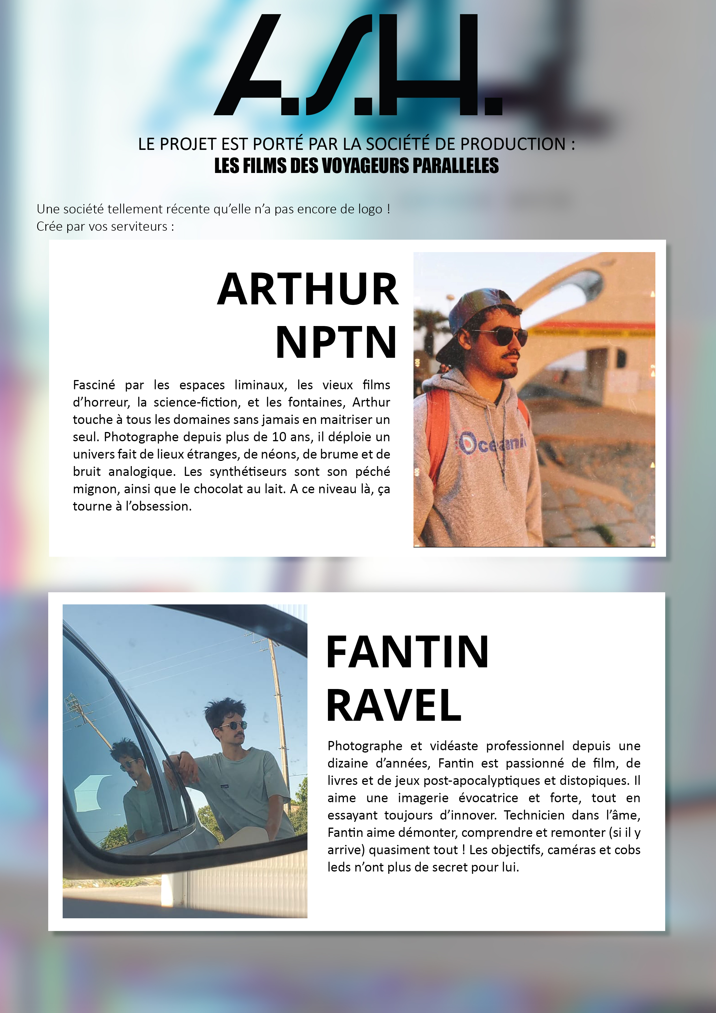 DEVENEZ PRODUCTEURS DU COURT METRAGE DE SF "A.S.H." ! - Ulule