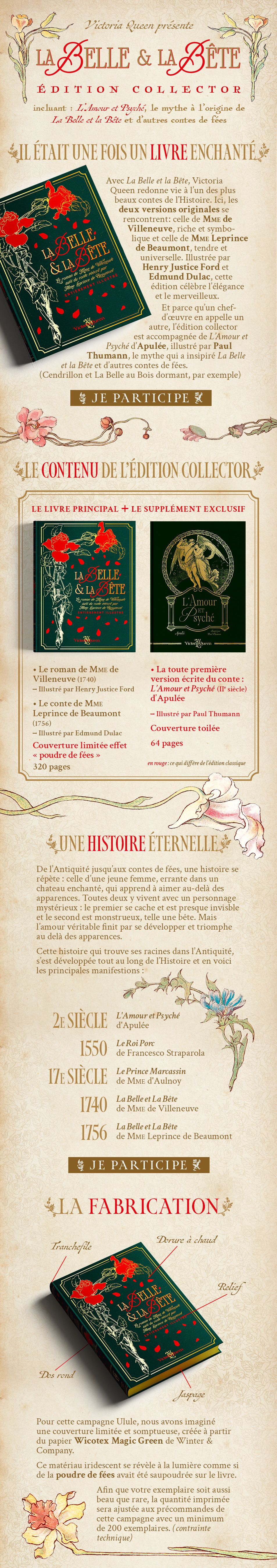 🥀 La Belle et la Bête 🥀 Édition collector 🥀 - Ulule