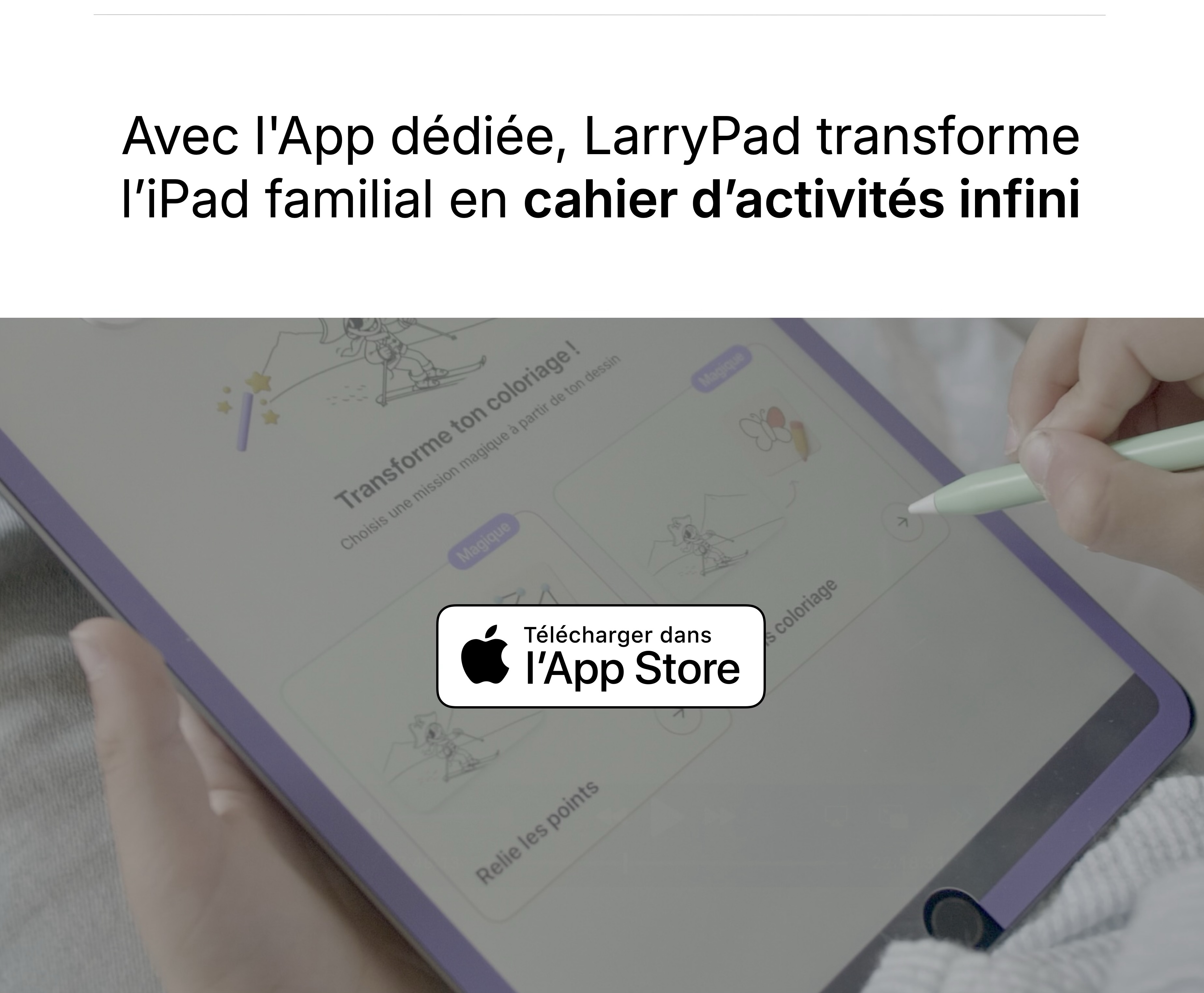 Le cahier d'activités infini