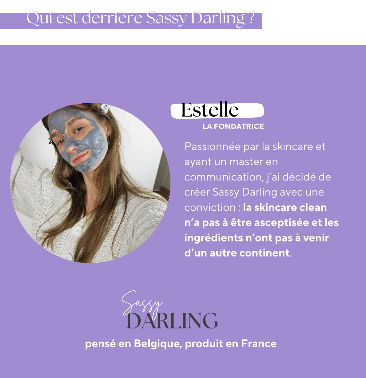 Sassy Darling, la skincare clean, locale et impertinente