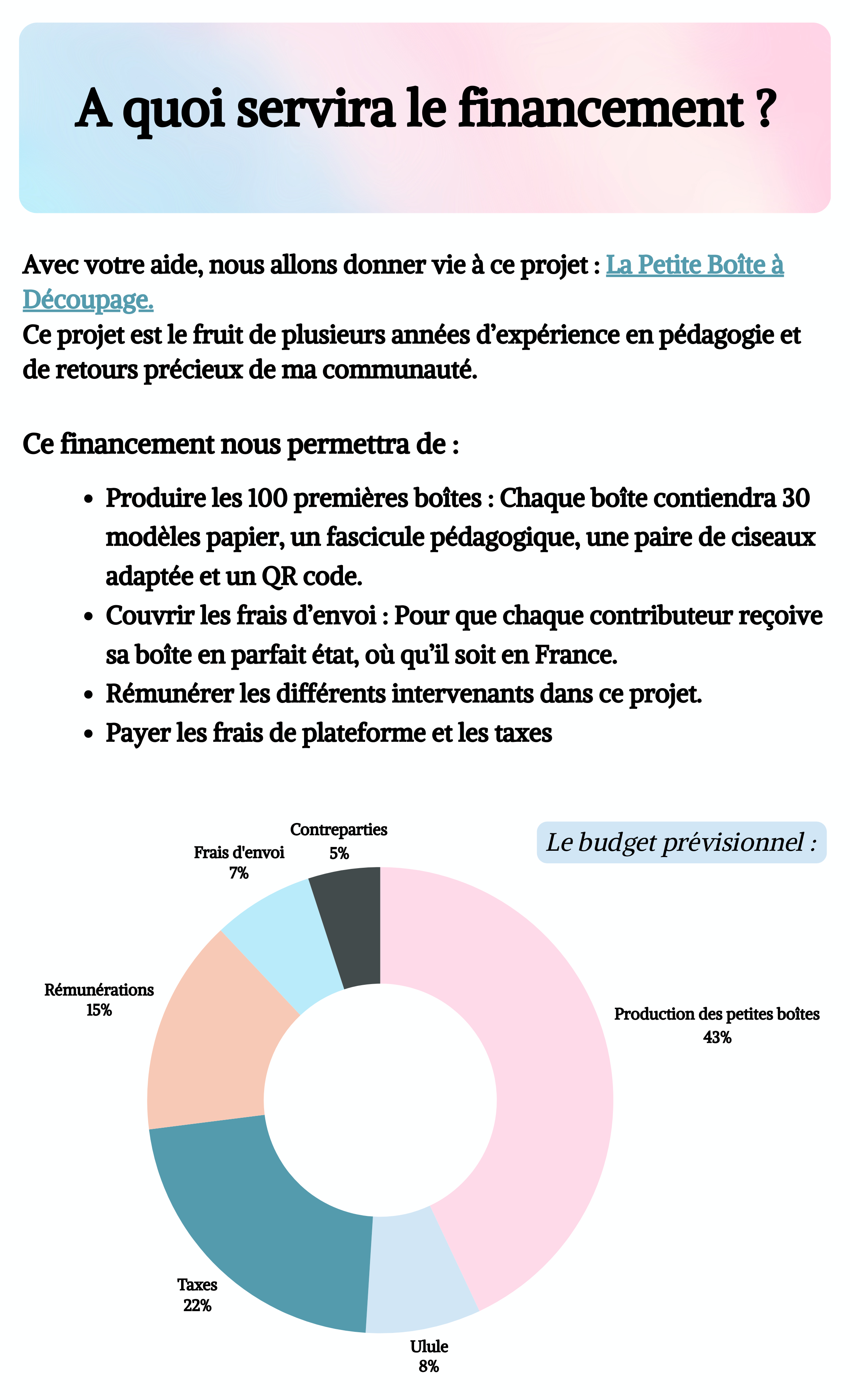 La Petite Boite à Découpage - Ulule