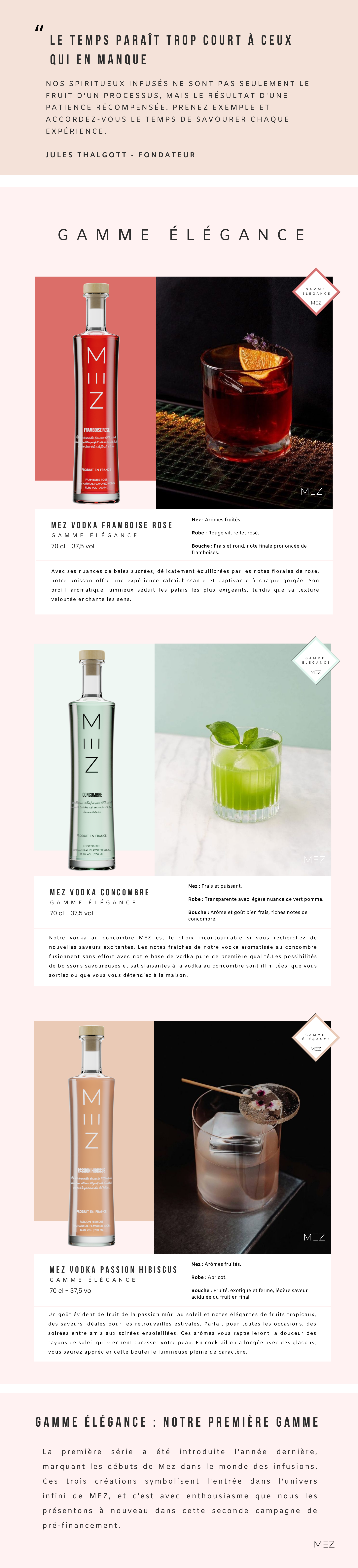 MEZ, L'Art de l'infusion des spiritueux : NOUVELLE GAMME - Ulule
