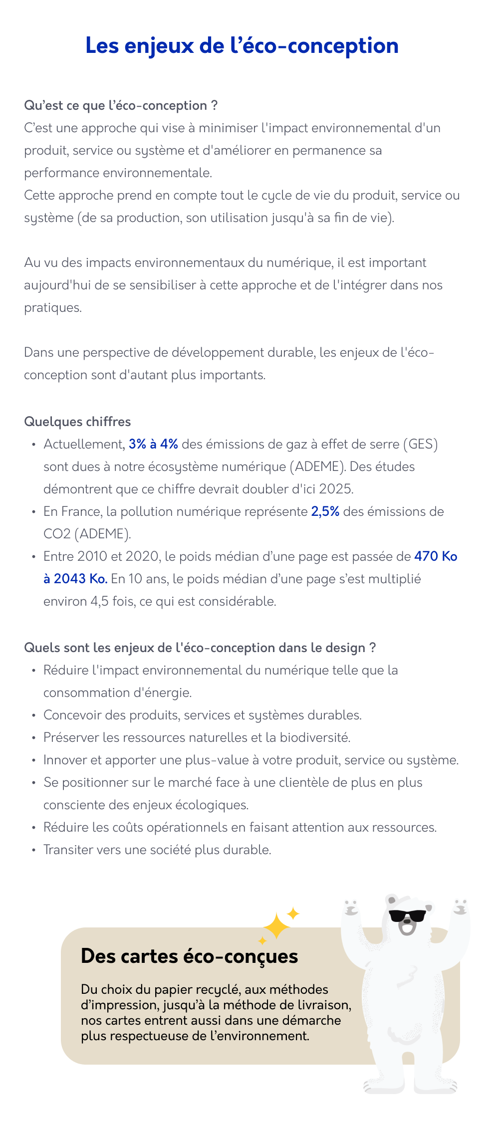 Adoptez les cartes d'éco-conception