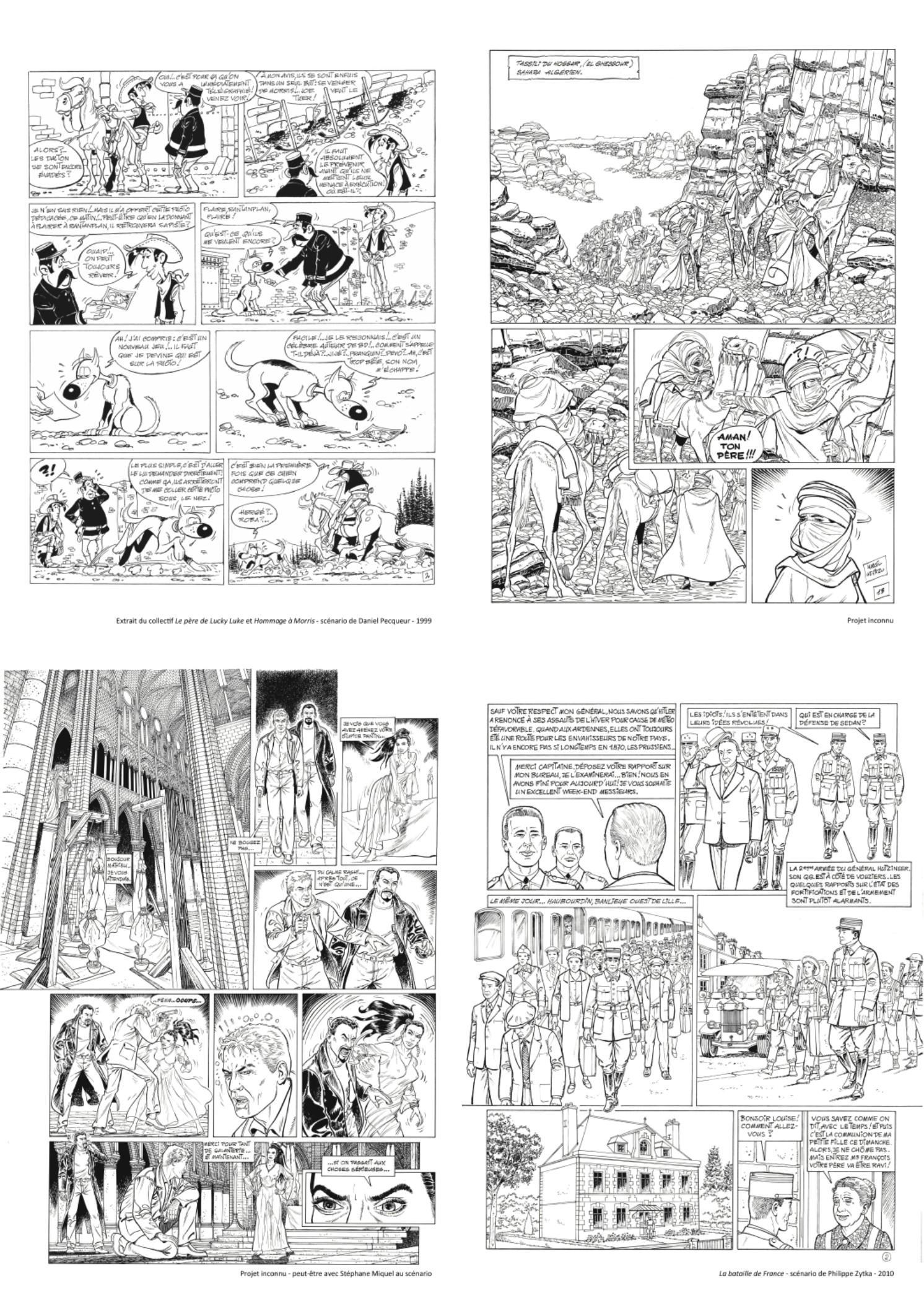 BD inédites de Marcel Uderzo