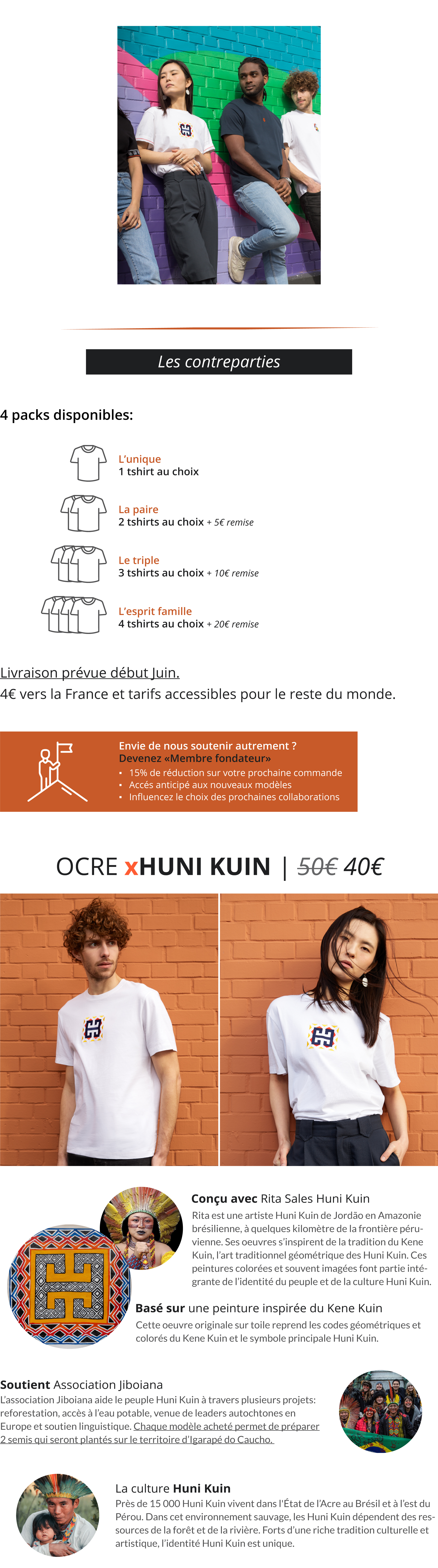 Ocre, collaborations autochtones