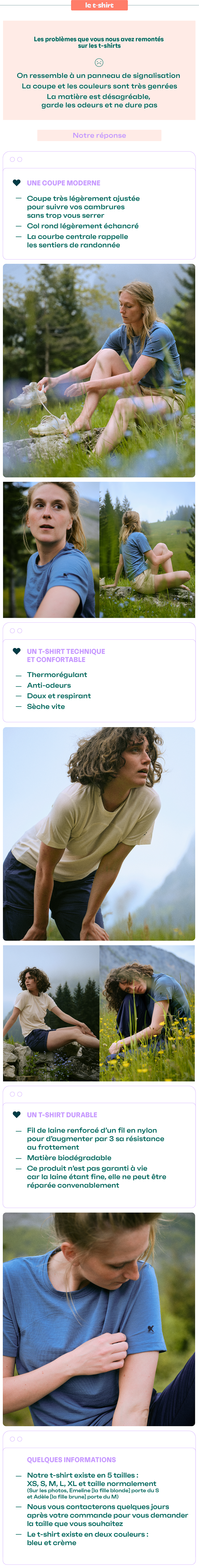 Tortle - Tenues de rando stylées & durables pour les femmes