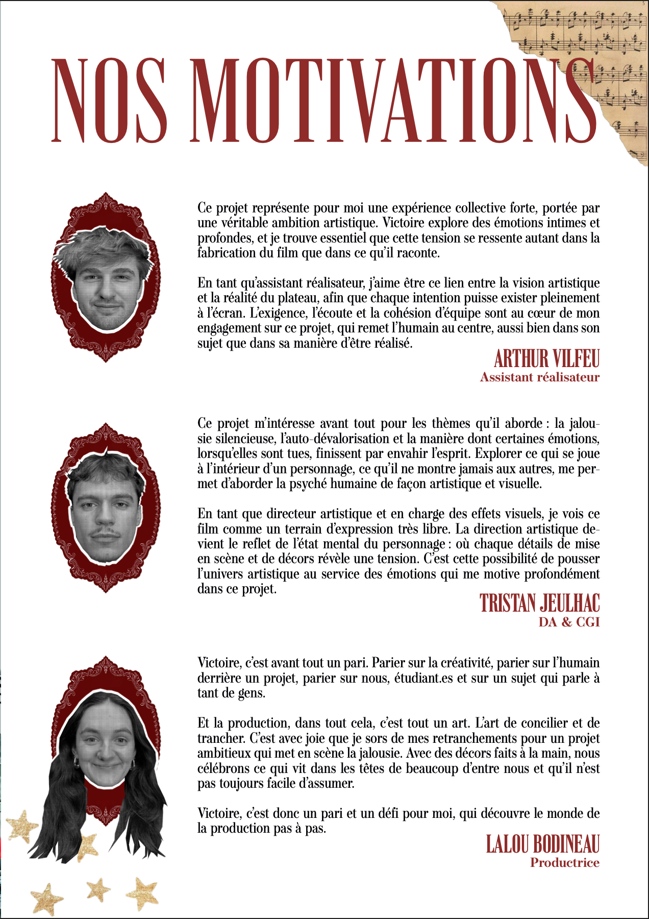 COURT MÉTRAGE ÉTUDIANTS - VICTOIRE ⭐️ - Ulule