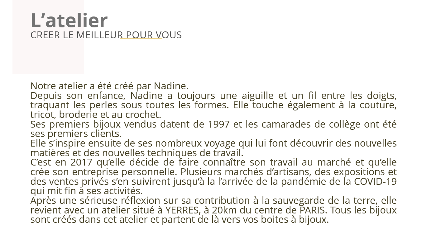 ZAHABOU Bijoux - Marque de bijoux responsables