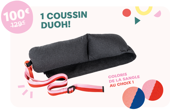 🚀 100% atteint ! Coussin d'allaitement nomade • DUOH!