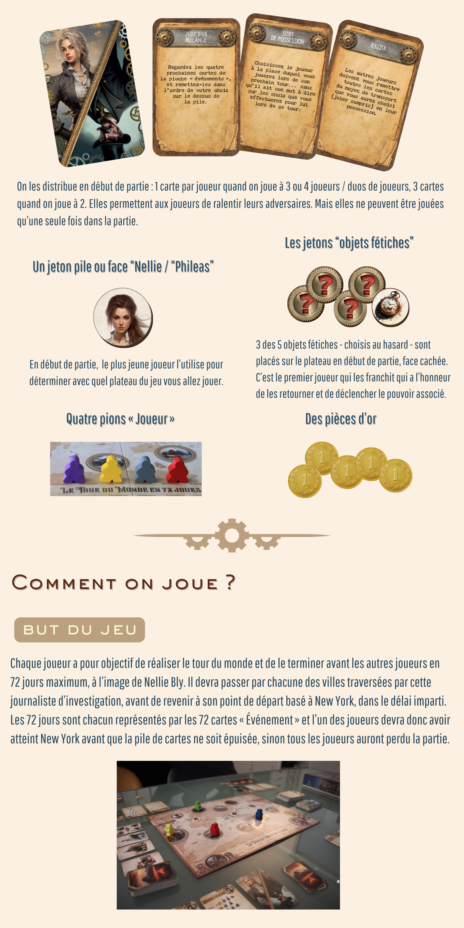 Le Jeu "Nellie Bly, Le Tour du Monde en 72 jours" - Ulule