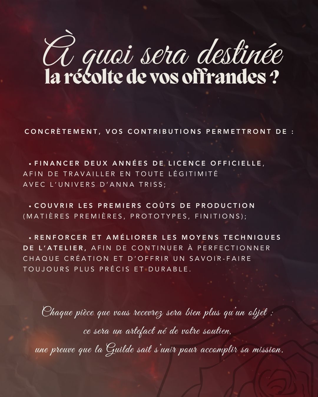 Licence pour "La guilde des Ombres"