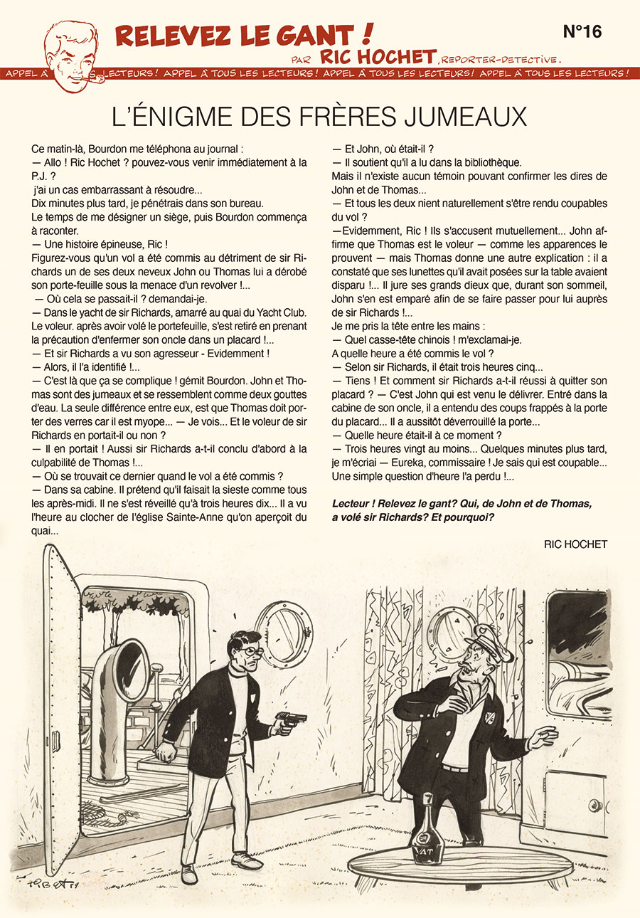 LES ENIGMES DE RIC HOCHET - Ulule