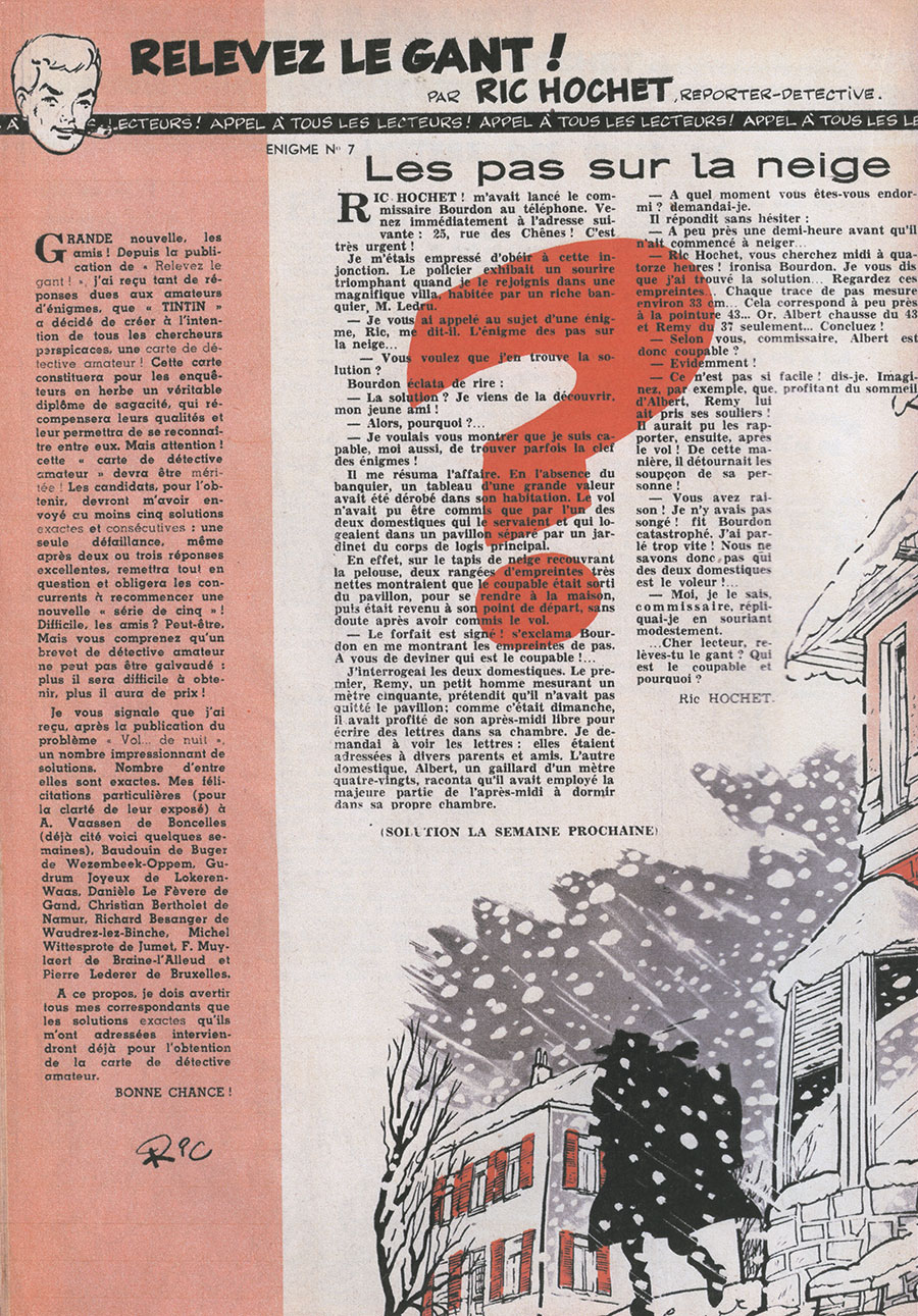 LES ENIGMES DE RIC HOCHET - Ulule