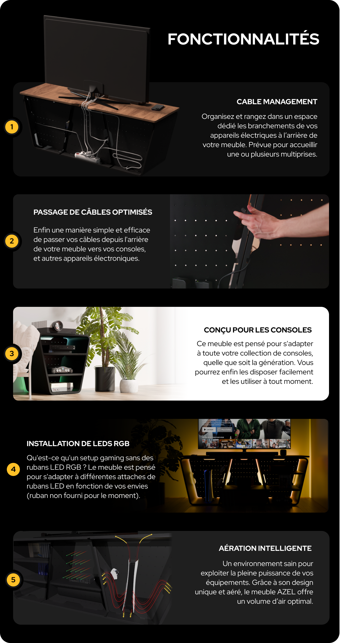 Meuble AZEL Gaming - Ulule