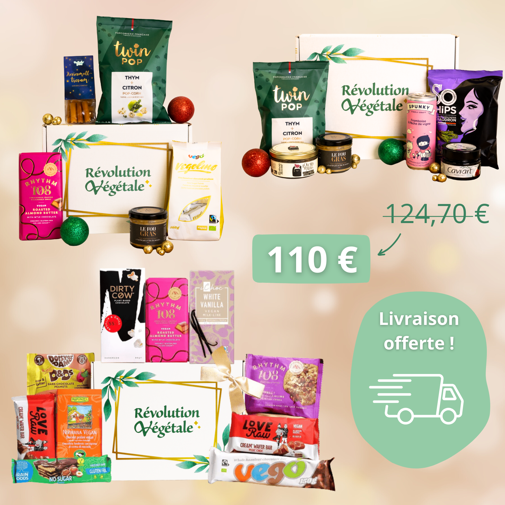 Coffrets de Noël Gourmands & Responsables