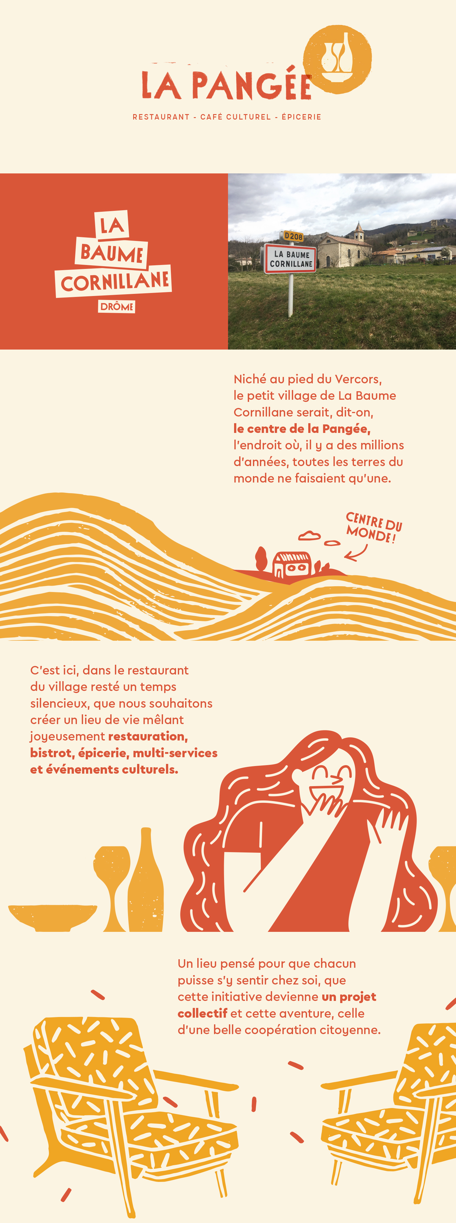 La Pangée : resto et café culturel à La Baume Cornillane