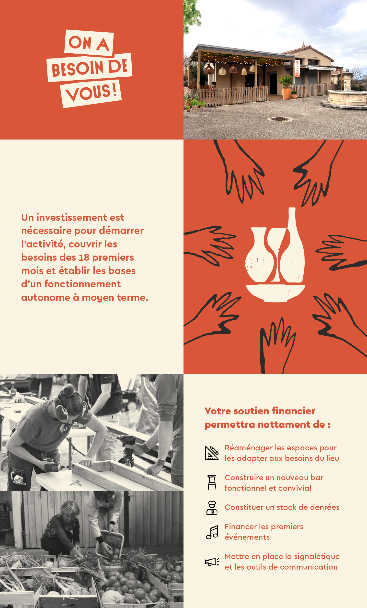 La Pangée : resto et café culturel à La Baume Cornillane