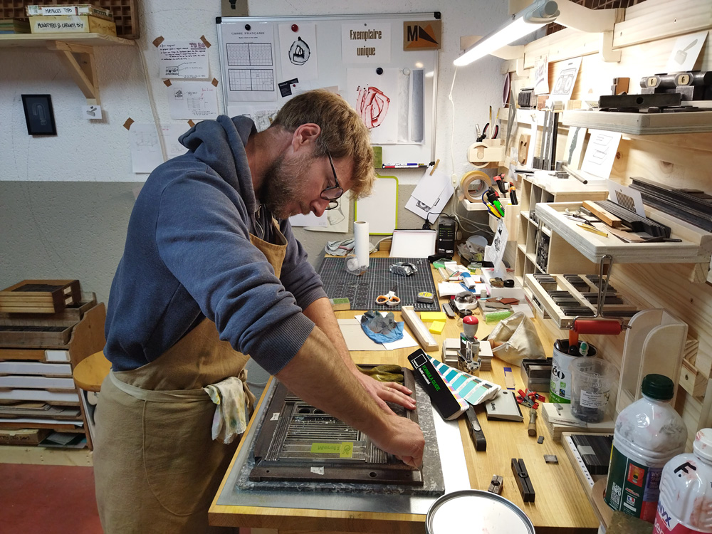 Une grande presse typographique pour un atelier artisanal ! - Ulule