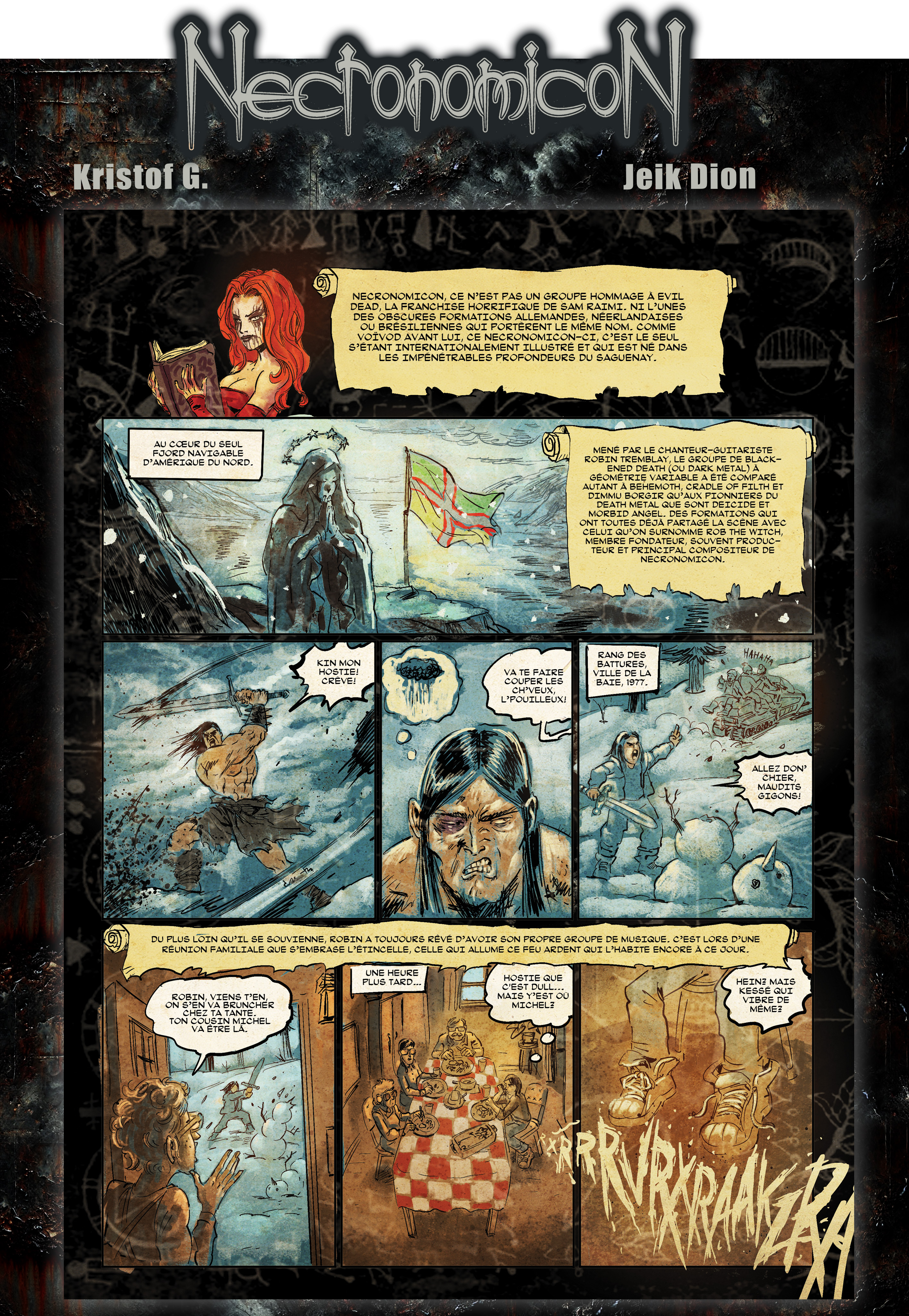 BD- L'histoire de 5 Grands Groupes Metal du Québec - Tome 2 - Ulule