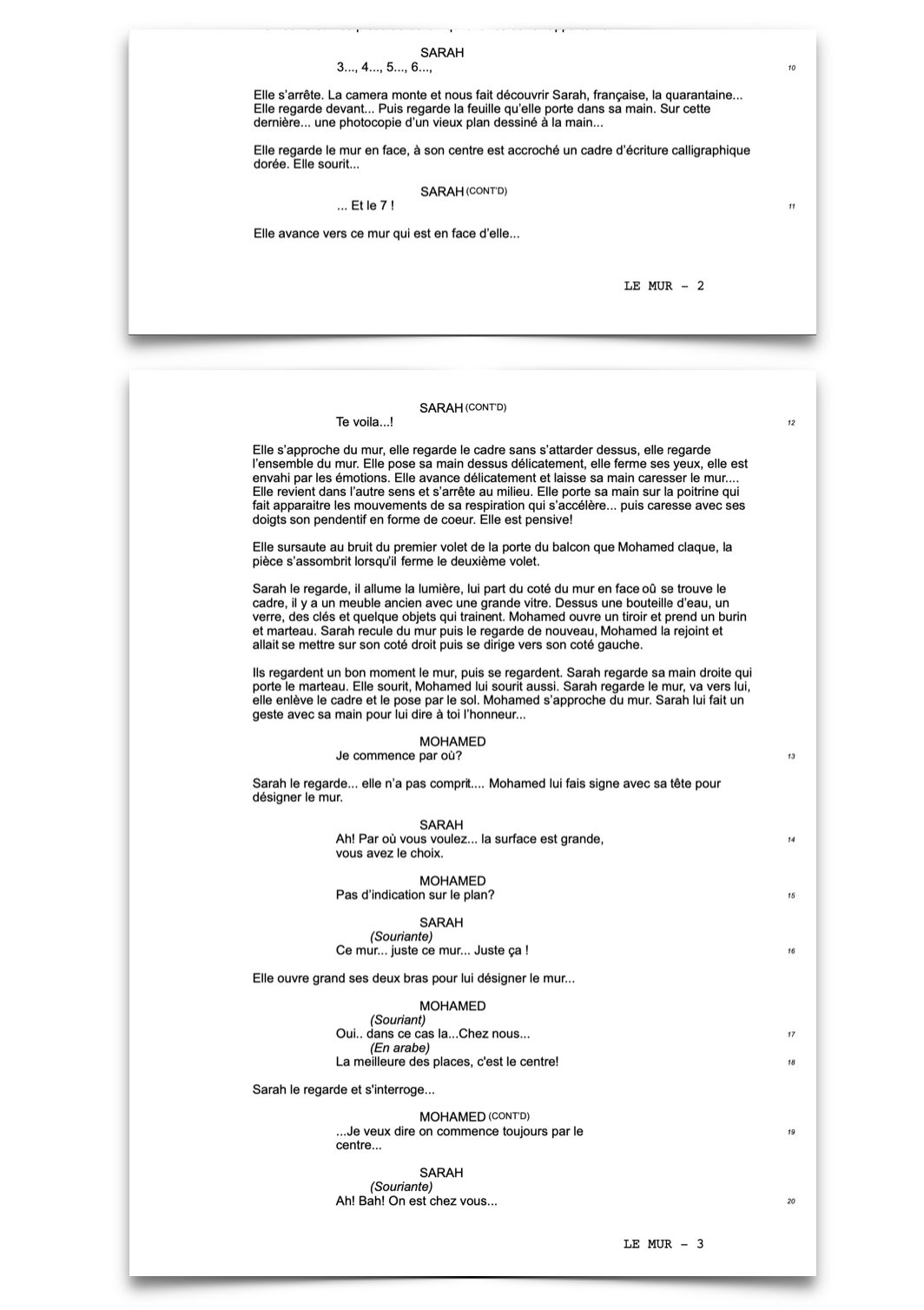 LE MUR – Une histoire à écrire et un film à bâtir ensemble - Ulule