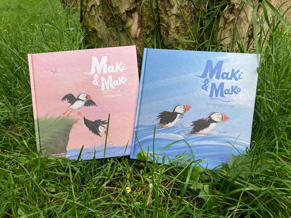 MAKI ET MAKO - aventures illustrées de deux petits macareux