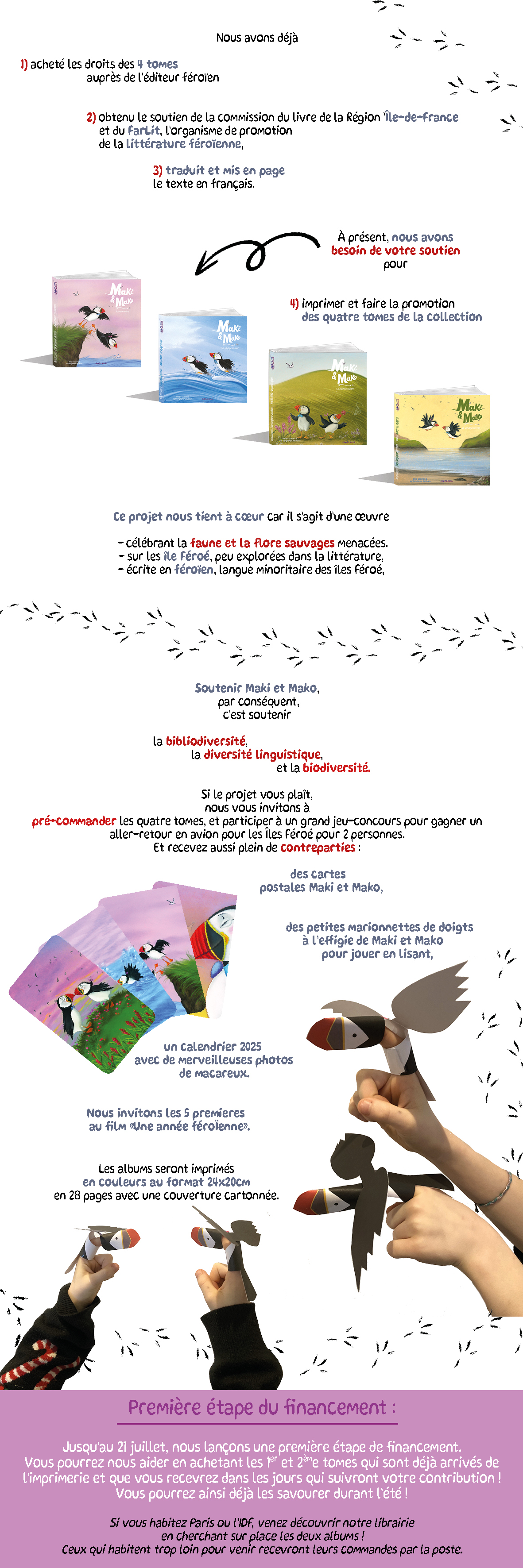 MAKI ET MAKO - aventures illustrées de deux petits macareux