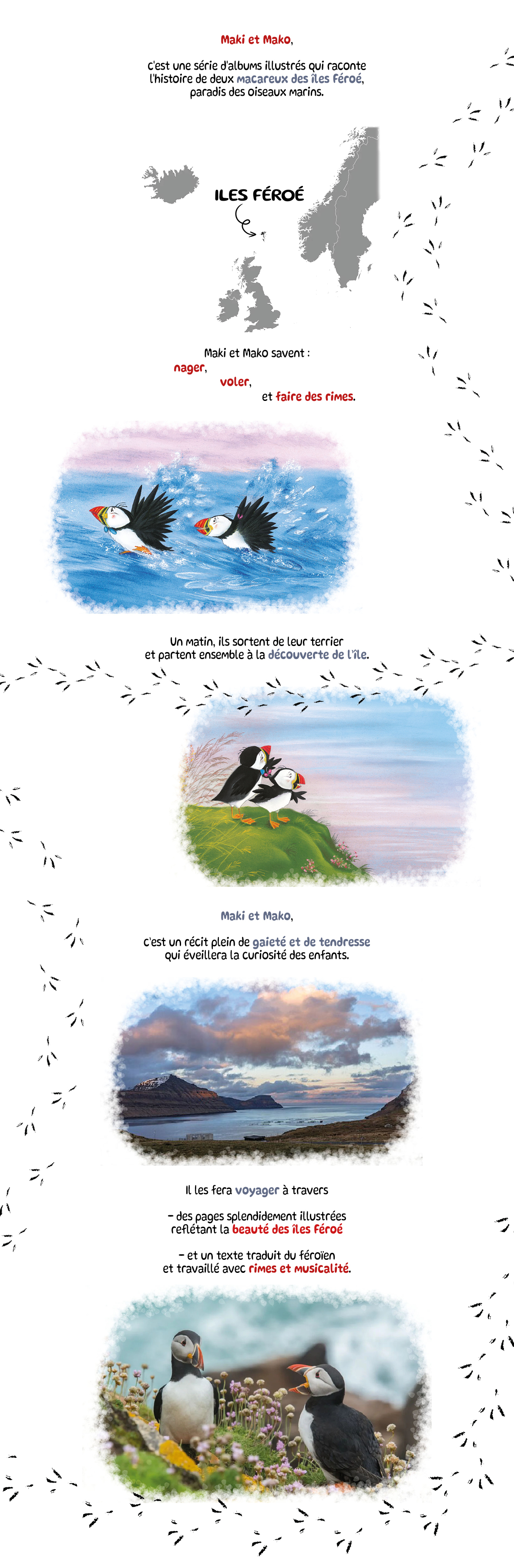 MAKI ET MAKO - aventures illustrées de deux petits macareux