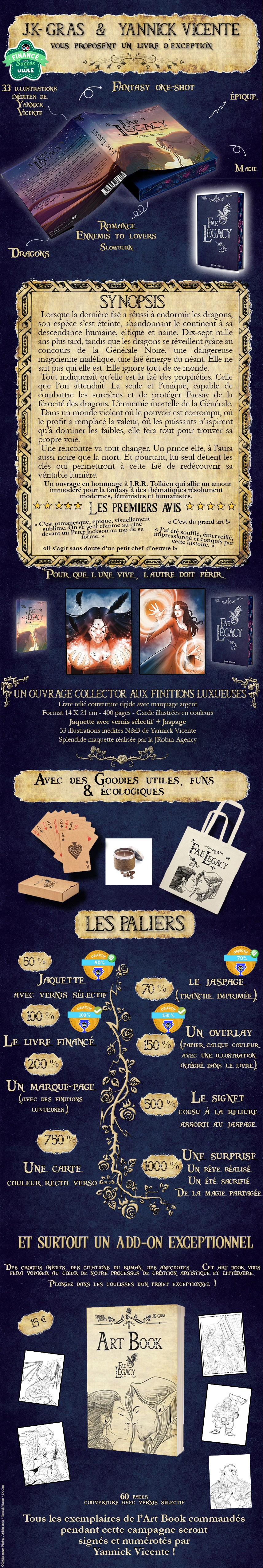 Collector FANTASY de J.K-Gras illustré par Yannick Vicente