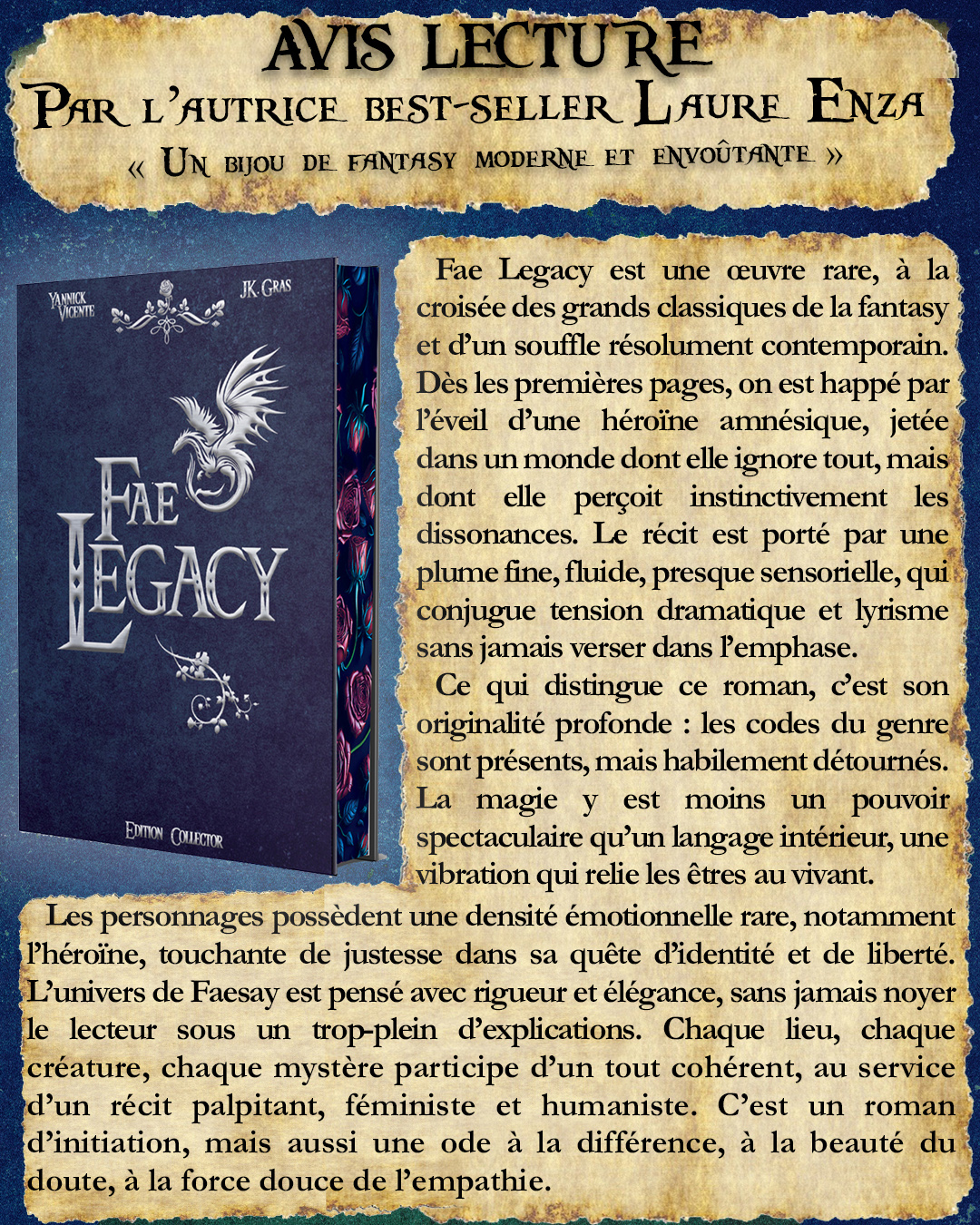 Collector FANTASY de J.K-Gras illustré par Yannick Vicente