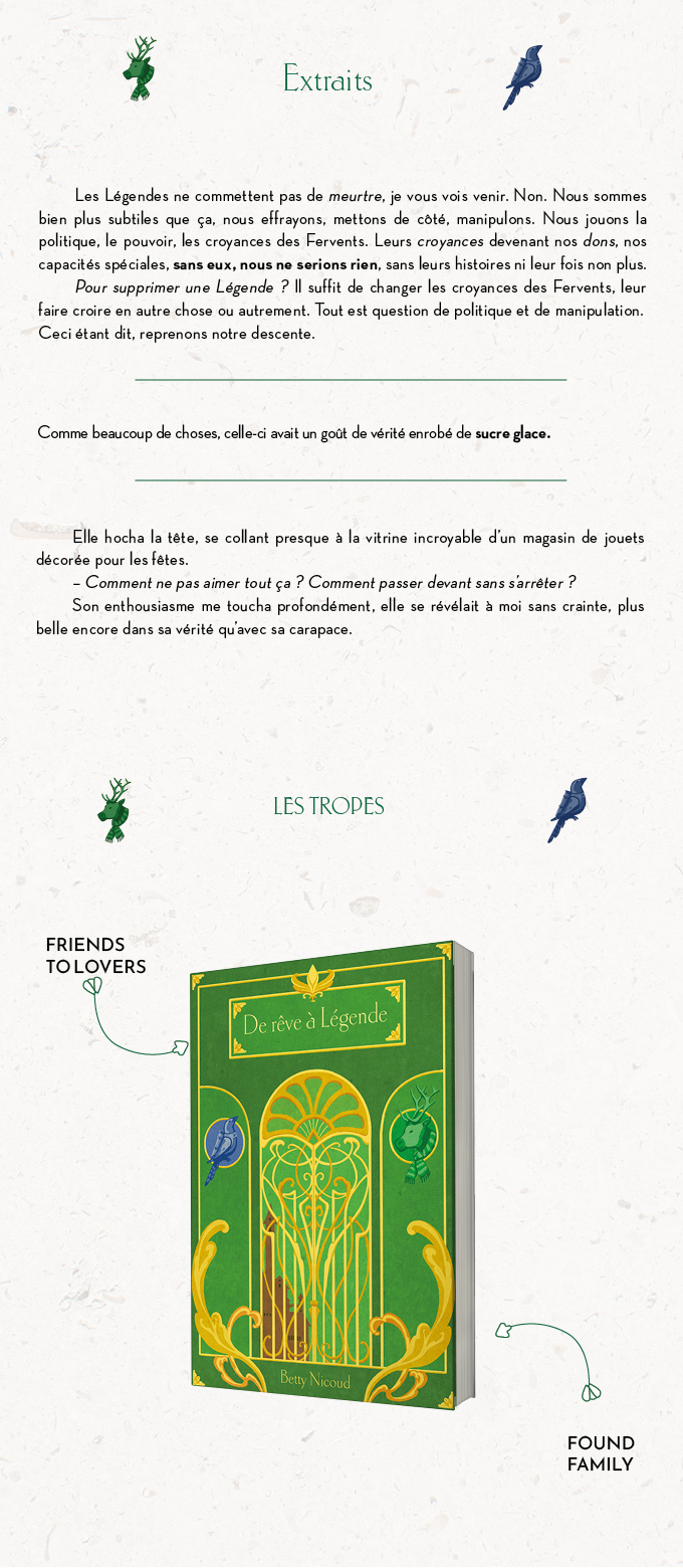 Précommande De rêve à Légende