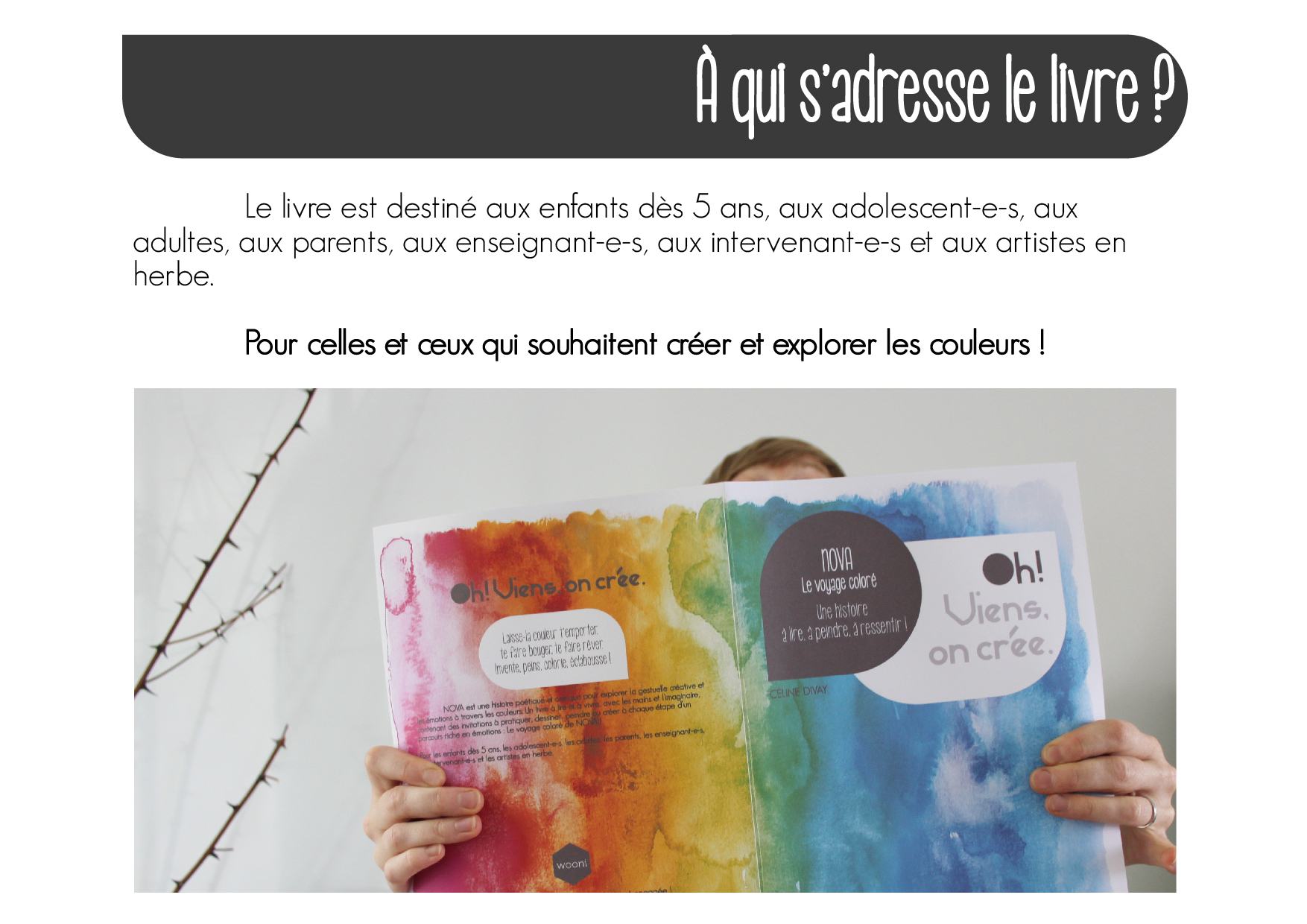 Oh ! Viens, on crée. | LE LIVRE
