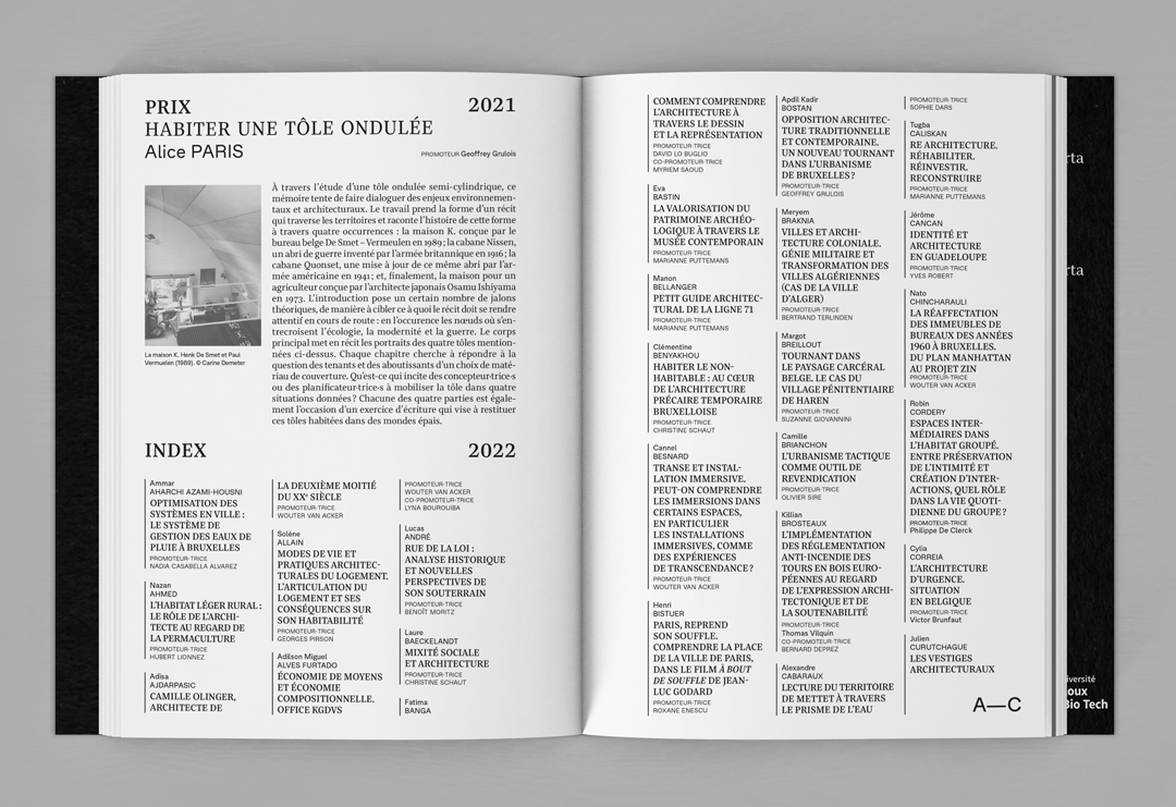 YearBookS 2023 - Architecture et Architecture du Paysage