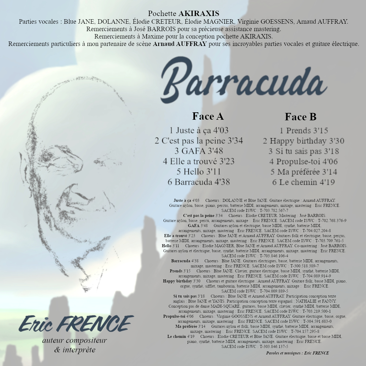 BARRACUDA l'album CD digipack