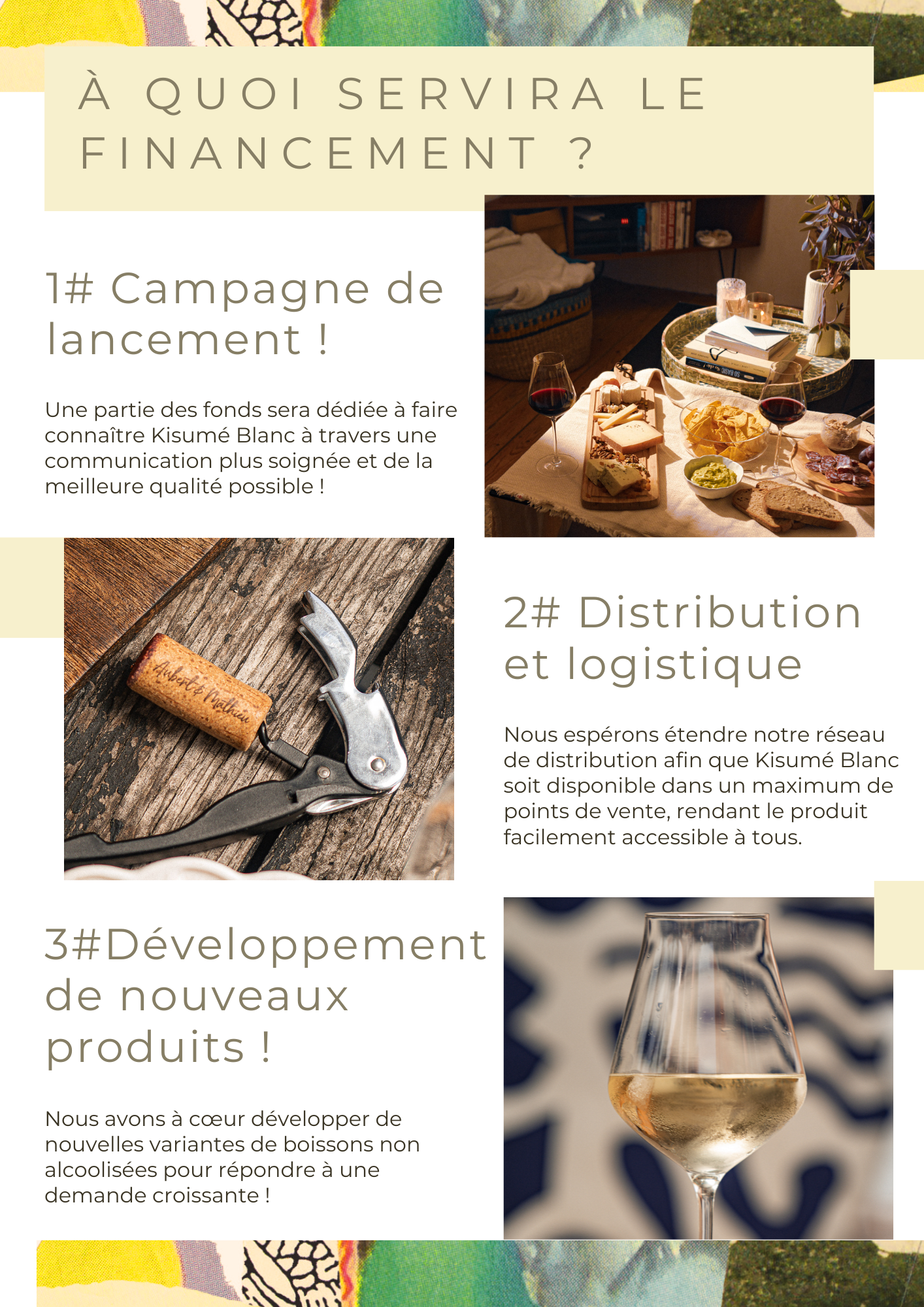 KISUMÉ Blanc, le vin effervescent 0.0% d'alcool