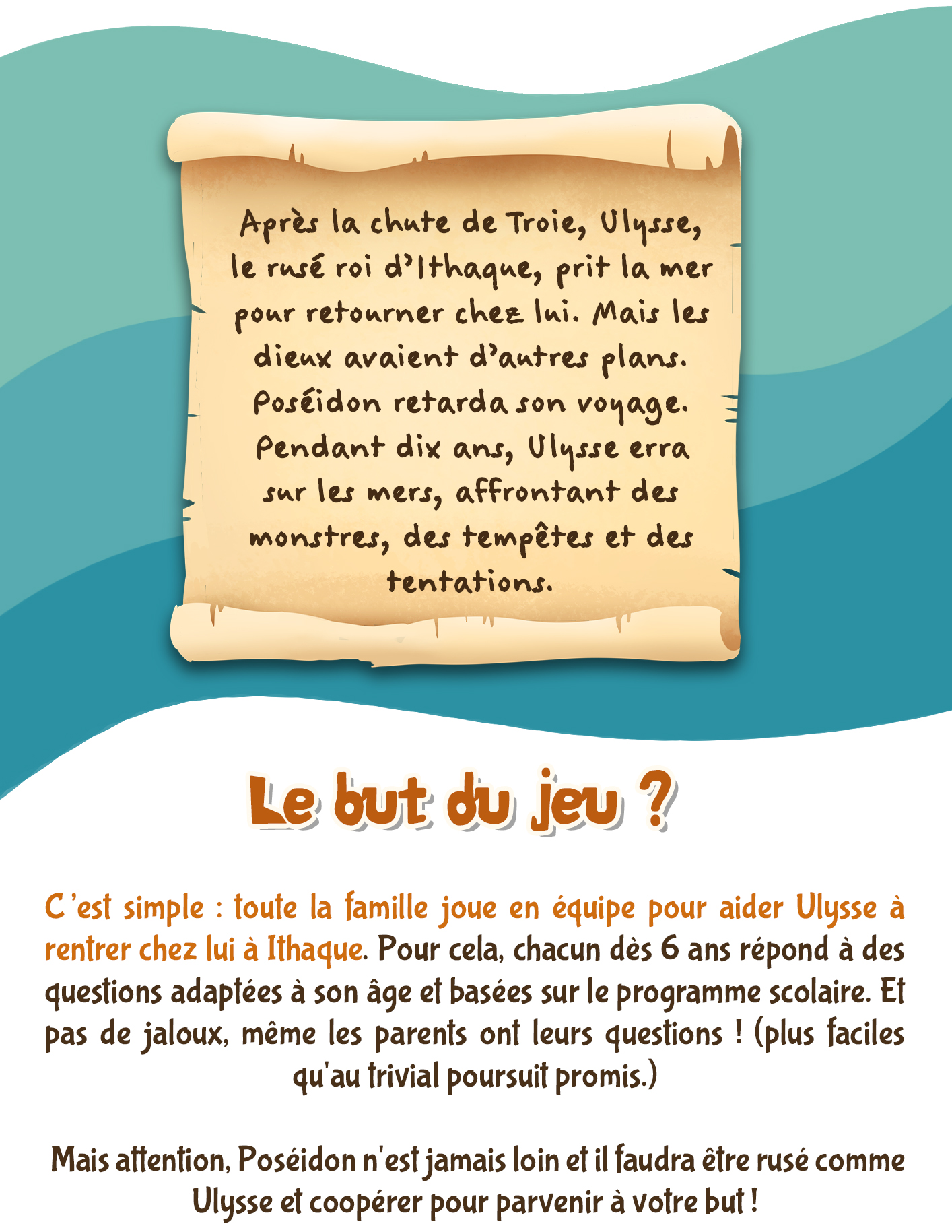 Jeu de société familial "Retour à Ithaque"