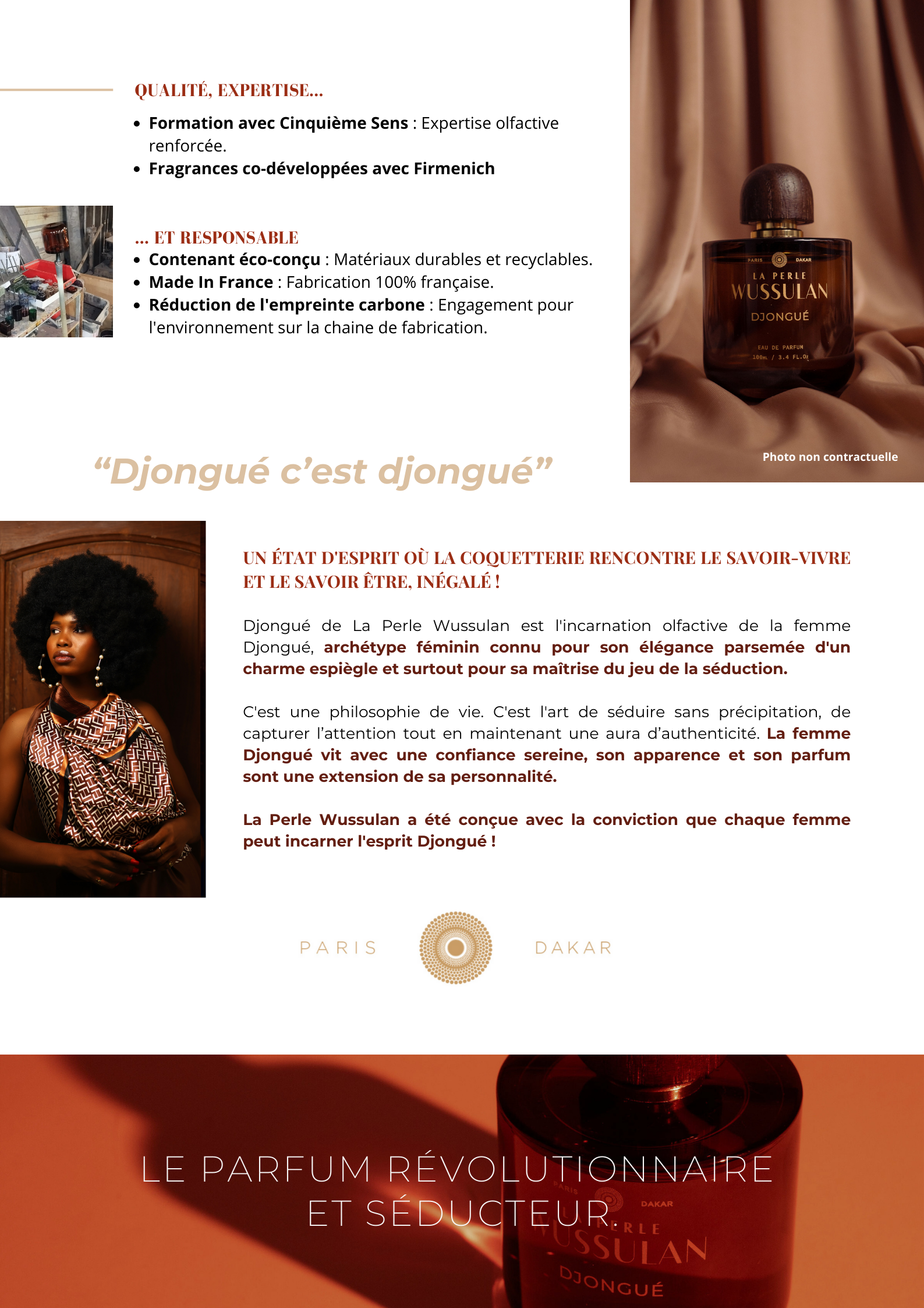 PREMIER PARFUM AU MONDE AUX NOTES DE WUSSULAN : DJONGUÉ - Ulule