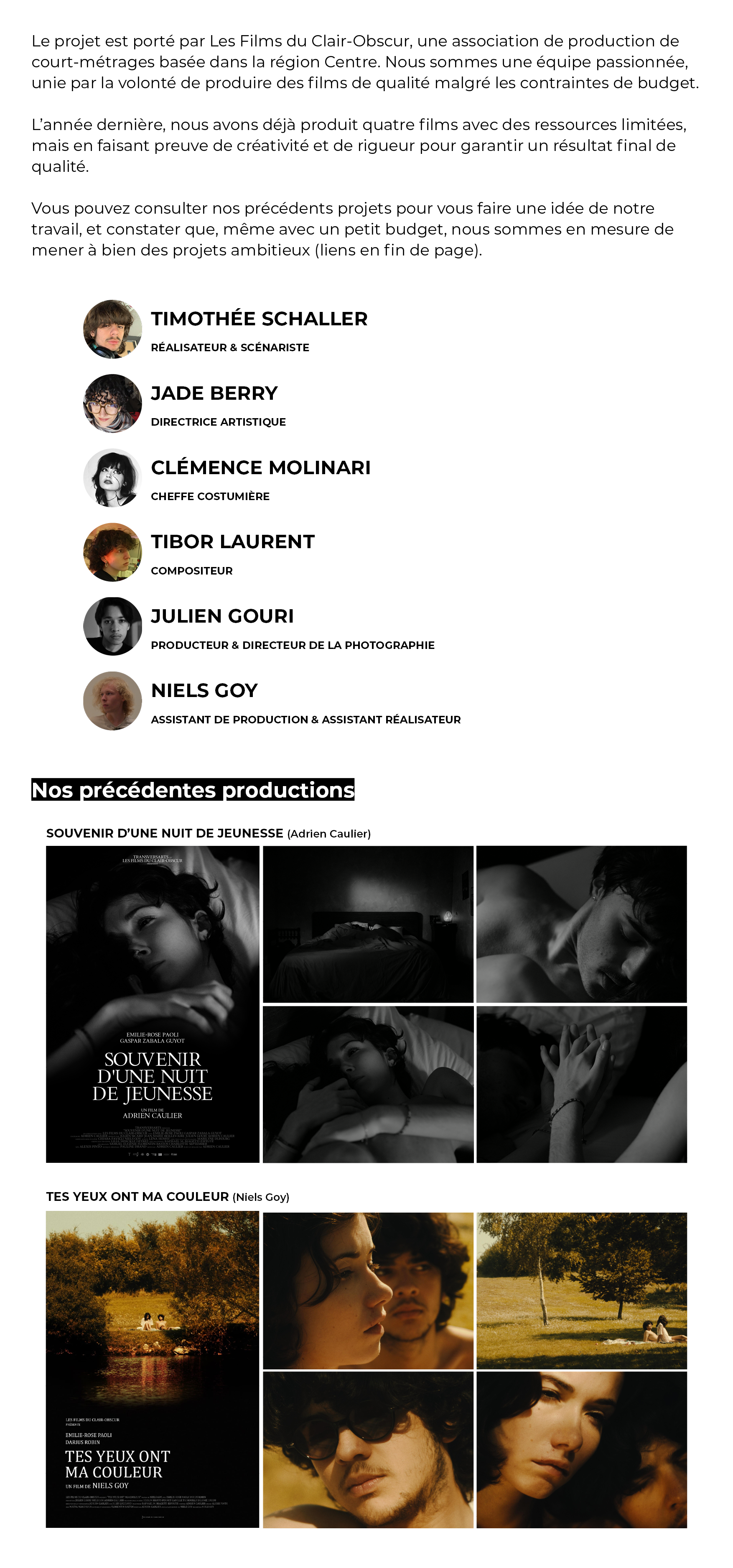 La veuve du marin. Court-métrage queer