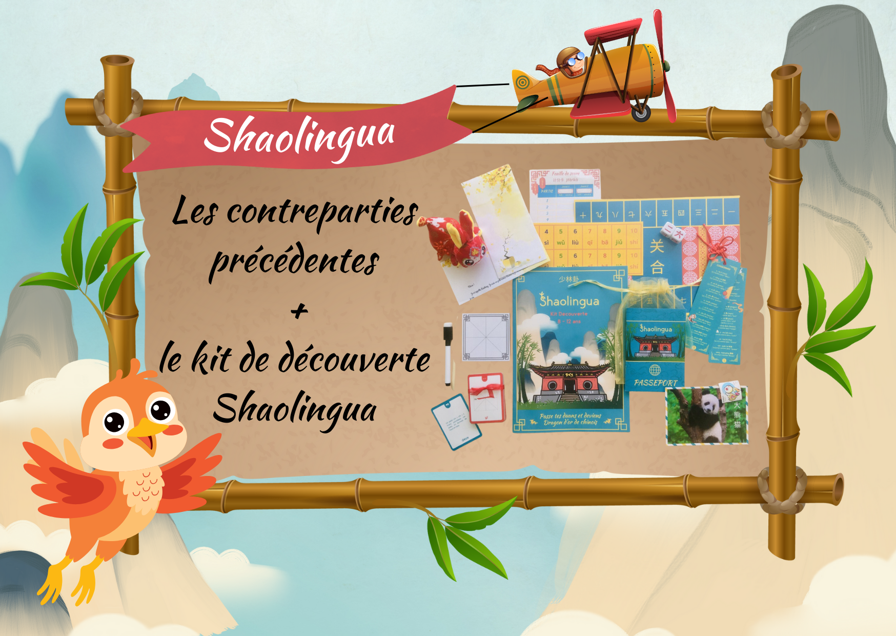 Avec Shaolingua, deviens dragon d'or de chinois