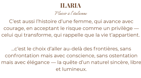 ILARIA - Plaisir à l'italienne - Ulule