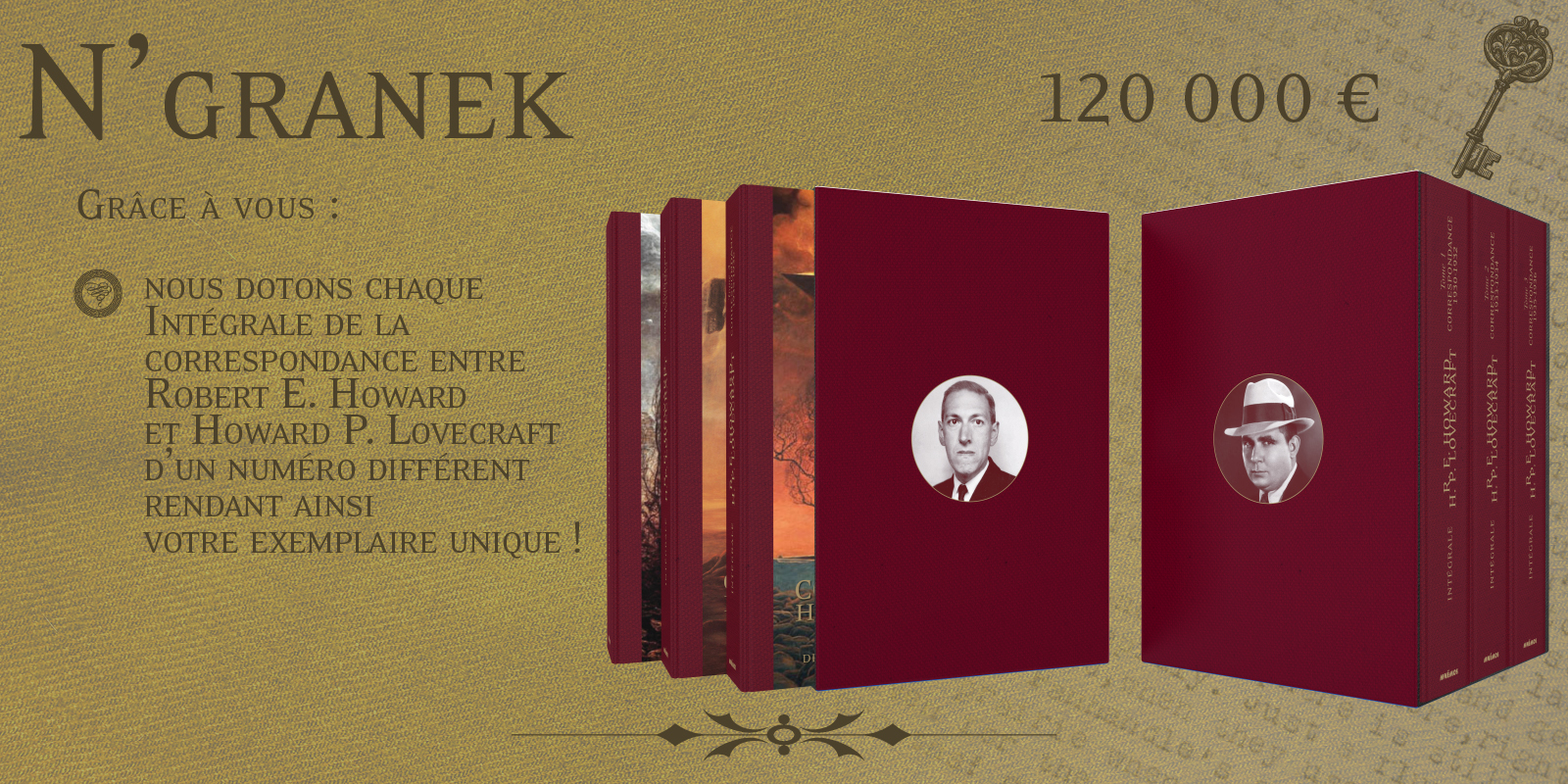 La correspondance de Robert E. Howard et Howard P. Lovecraft - Ulule