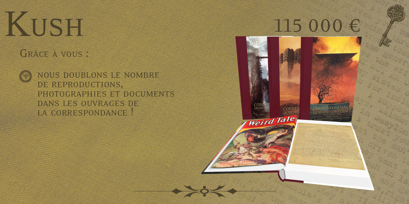 La correspondance de Robert E. Howard et Howard P. Lovecraft - Ulule