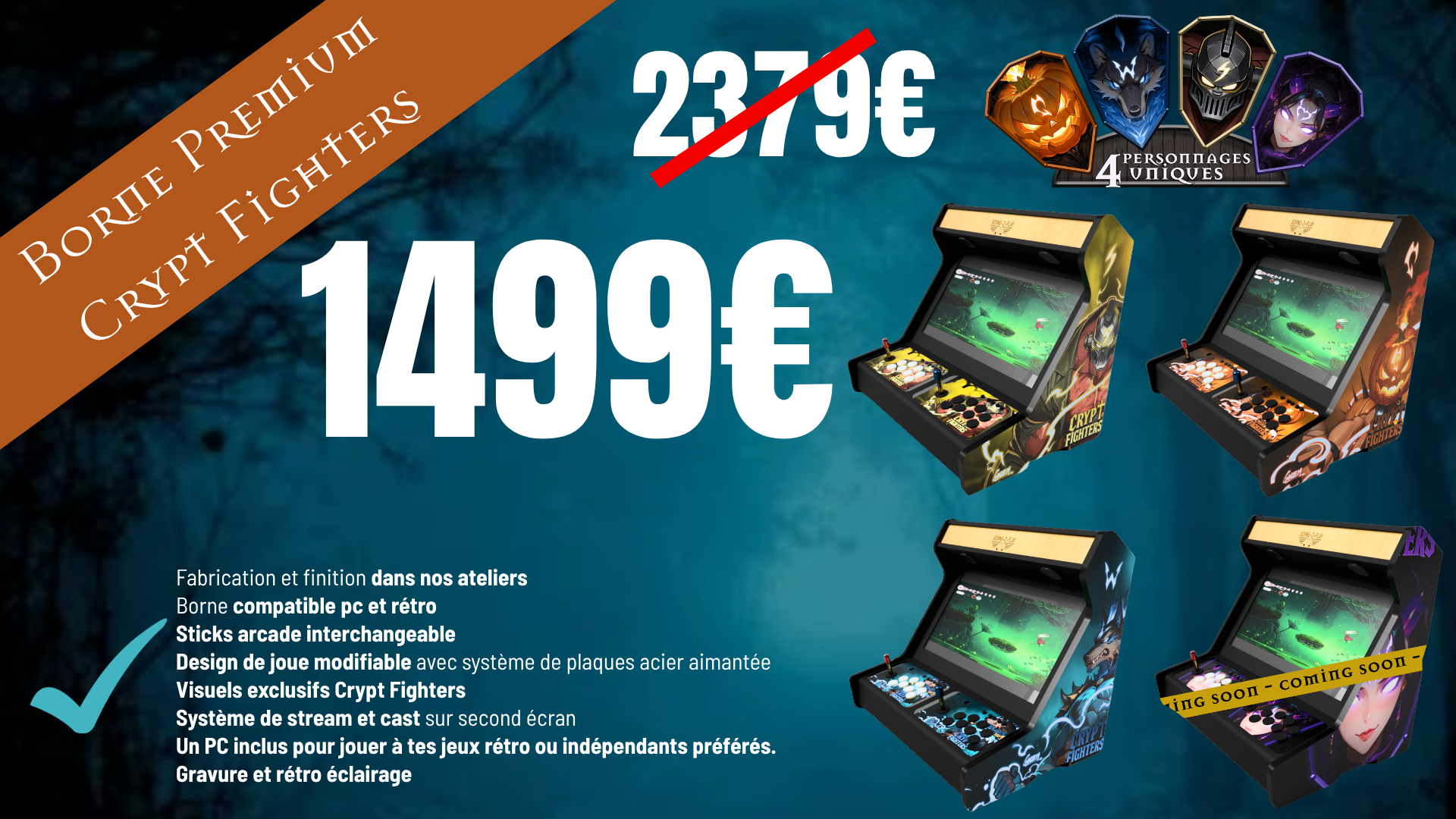 CRYPT FIGHTERS – Des bornes d'arcades pour ta console et PC! - Ulule