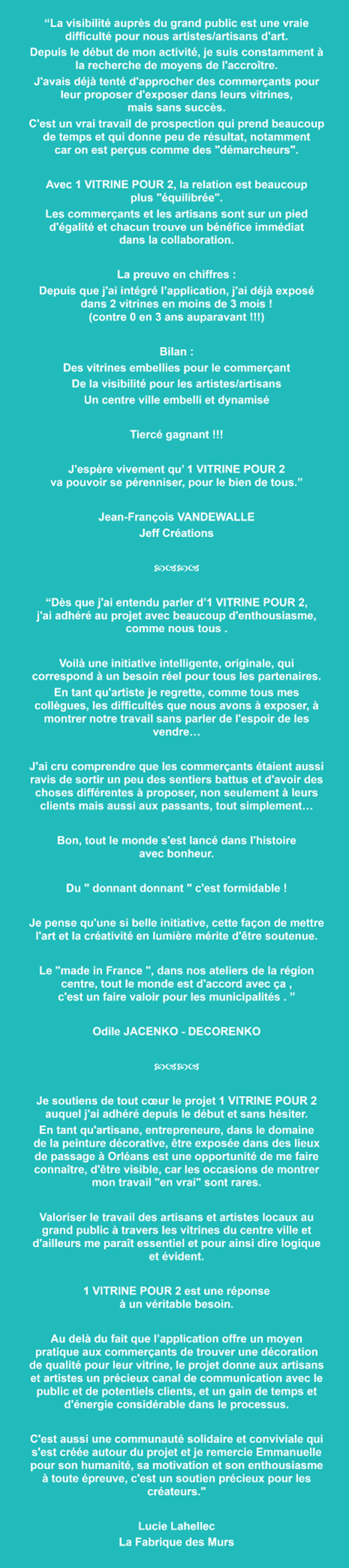 1 VITRINE POUR 2 : ça matche entre commerçants et artistes ! - Ulule
