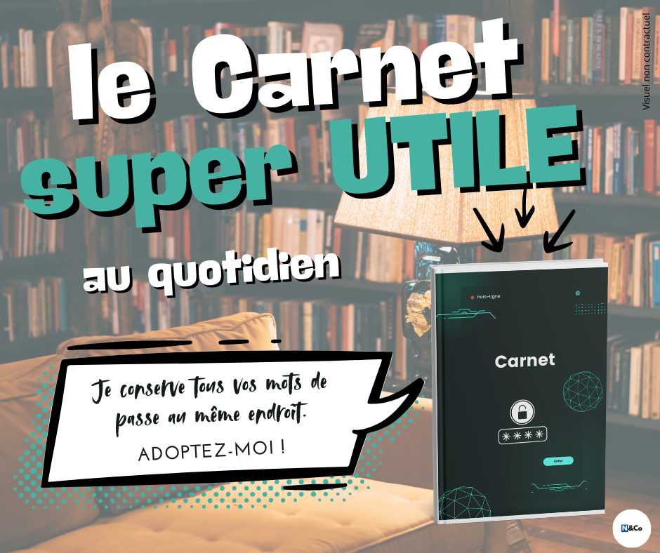 Offrez-vous le carnet à mots de passe avant Noël